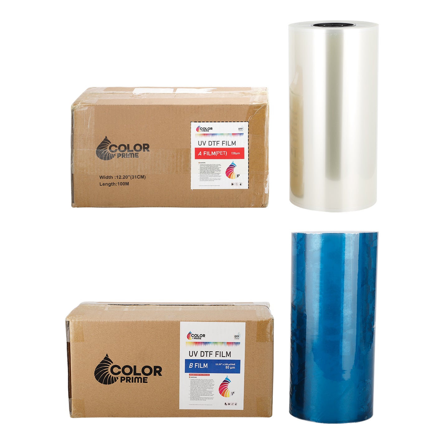Color Prime 11.81" UV DTF Film Rolls for Aries 113/213 – DTF Station